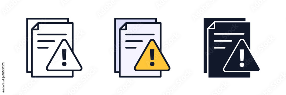 risk evaluation icon symbol template for graphic and web design ...