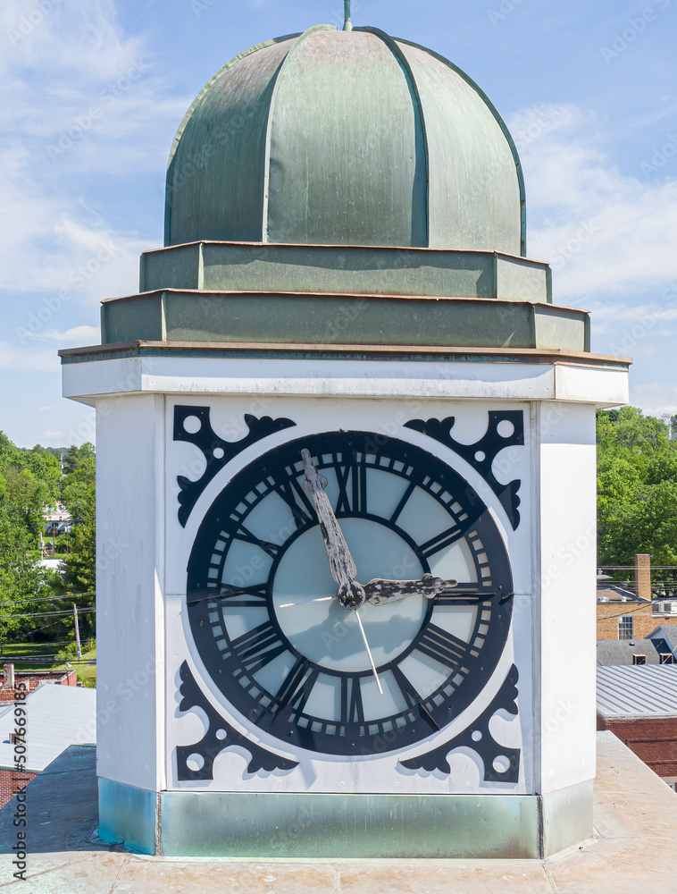 Orange County Courthouse Clock Tower Stock Photo | Adobe Stock
