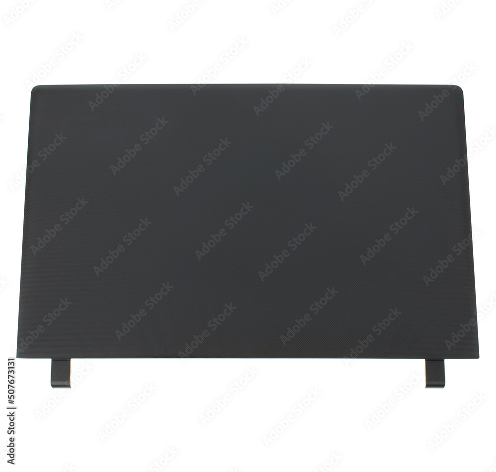 case parts for a laptop, a spare part for a computer, on a white ...