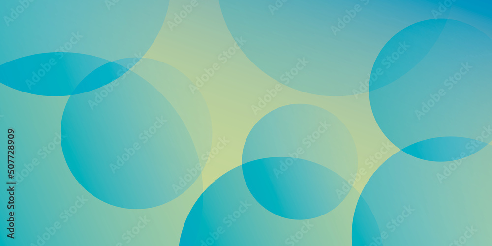 Abstract blurred yellow background with blue circle. pastel wall. copy ...