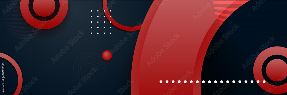 Black and red abstract banner background Stock Vector | Adobe Stock