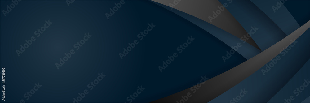 Black and blue abstract banner background Stock Vector | Adobe Stock