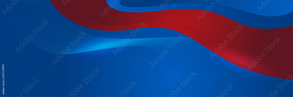 Red and blue abstract banner background Stock Vector | Adobe Stock