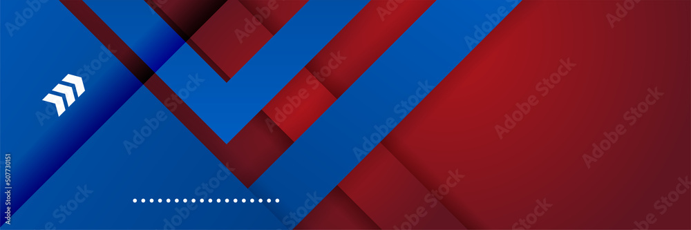 Red and blue abstract banner background Stock Vector | Adobe Stock