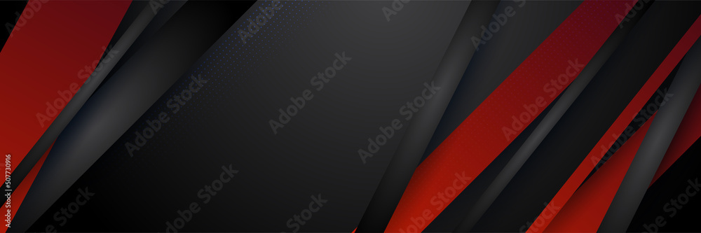Black and red abstract banner background Stock Vector | Adobe Stock