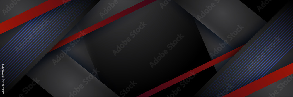 Black and red abstract banner background Stock Vector | Adobe Stock