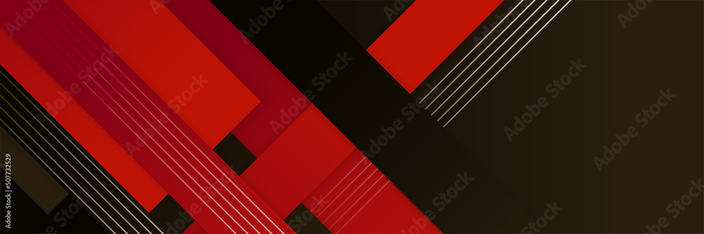 Black and red abstract banner background Stock Vector | Adobe Stock