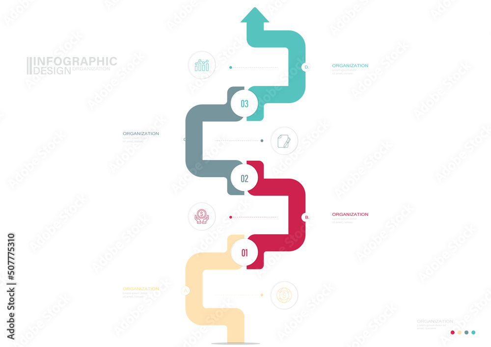 Business data visualization. Infographic Elements stock illustration ...