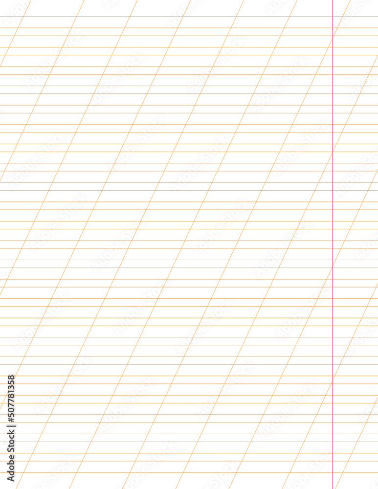 Graph paper. Printable lined grid paper with color horisontal, diagonal ...