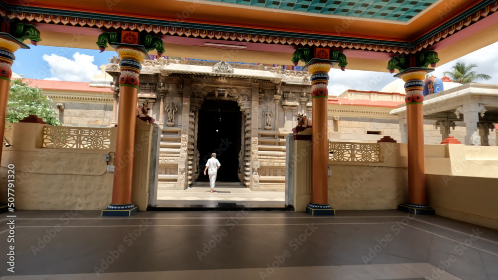 Hindu temple entrance Stock Photo | Adobe Stock