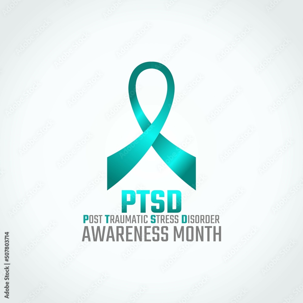 vector graphic of PTSD awareness month good for PTSD awareness month ...