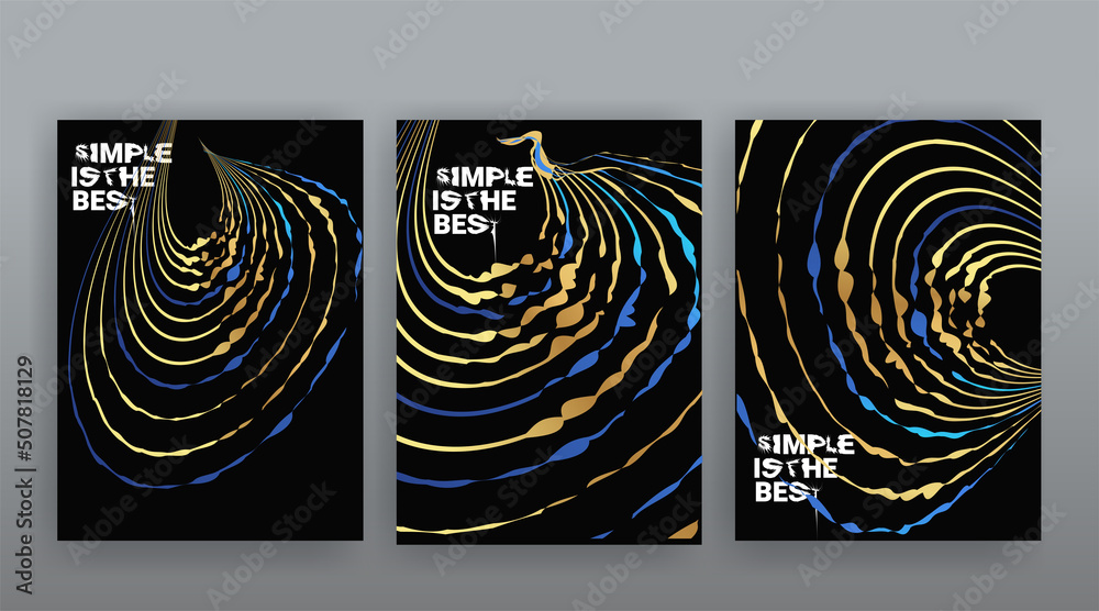 Vetor de Simple is the best, ink splatter liquid paint splash in retro ...