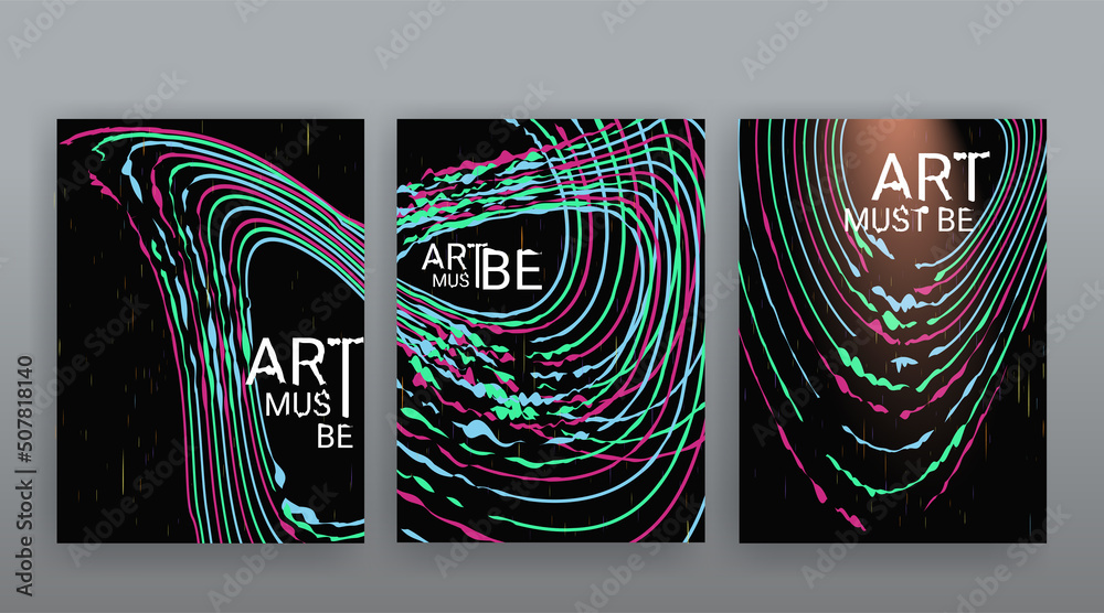 Vecteur Stock Simple is the best, neon liquid paint splash in retro the ...