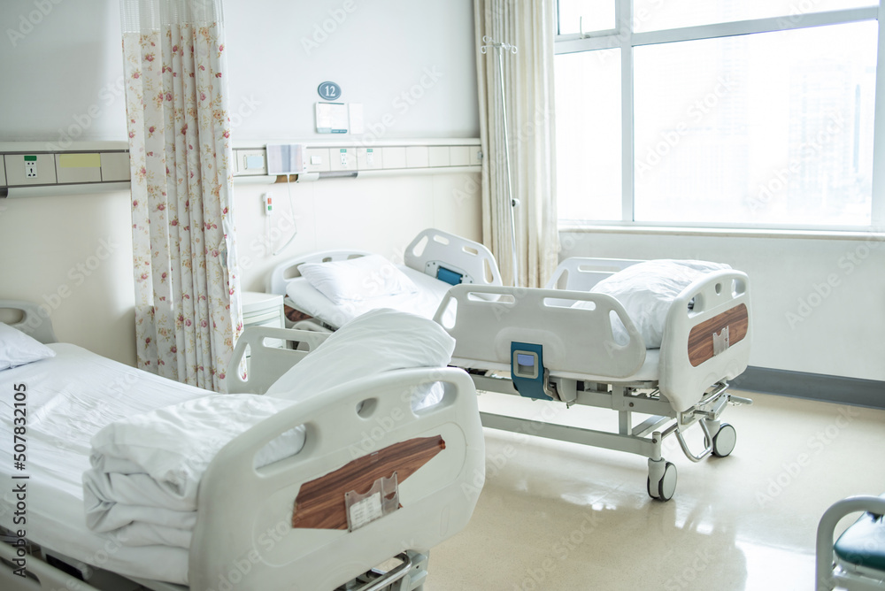 hospital inpatient ward background material Stock-Foto | Adobe Stock