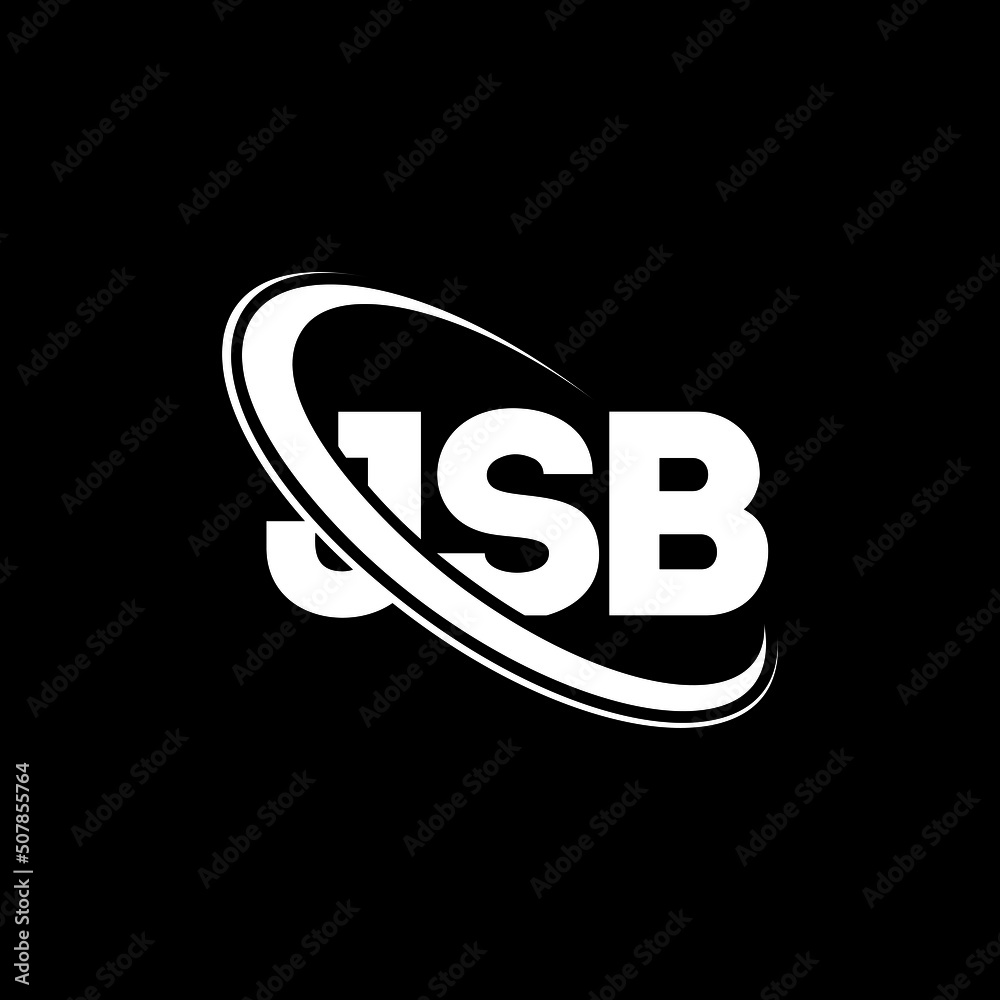JSB logo. JSB letter. JSB letter logo design. Initials JSB logo linked ...