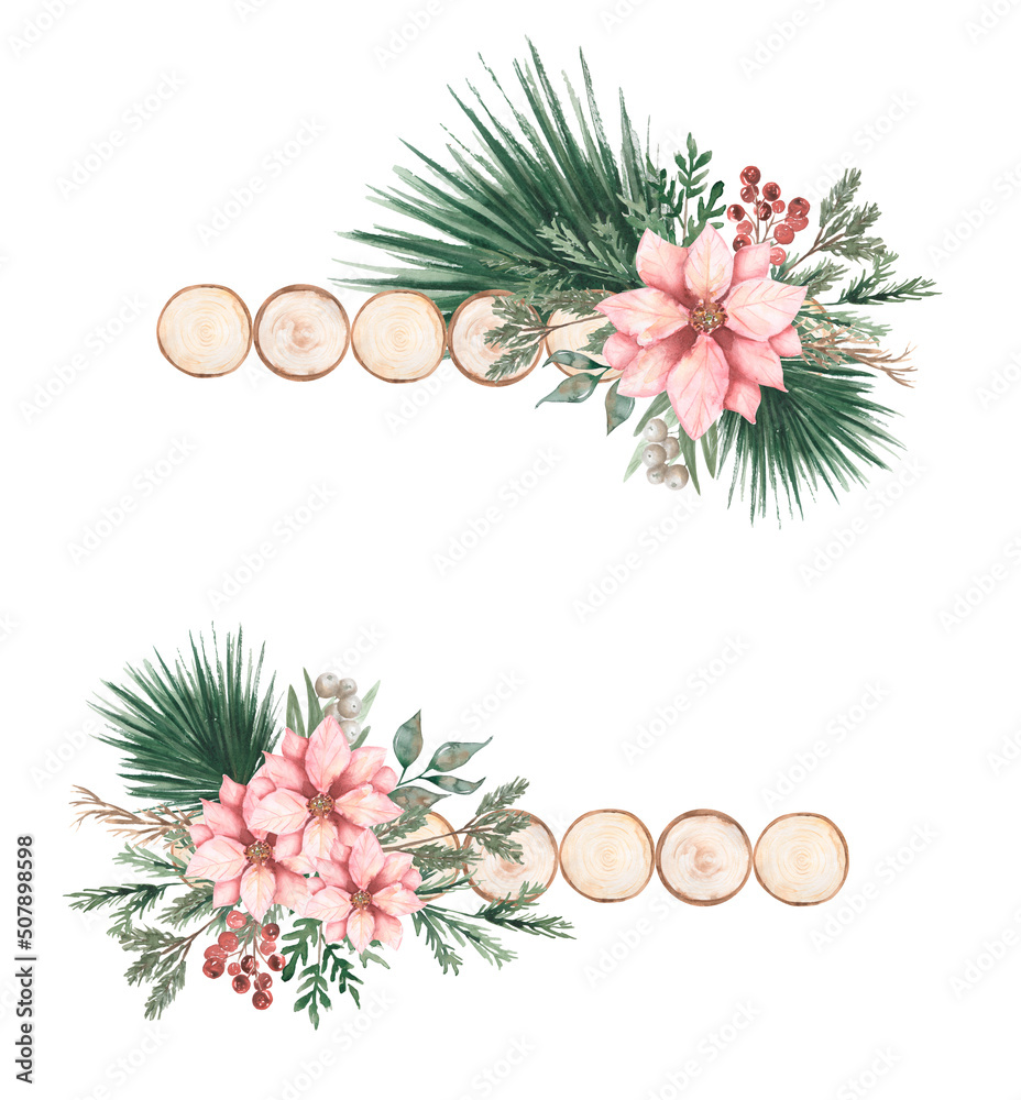 December Holiday Clip Art Borders