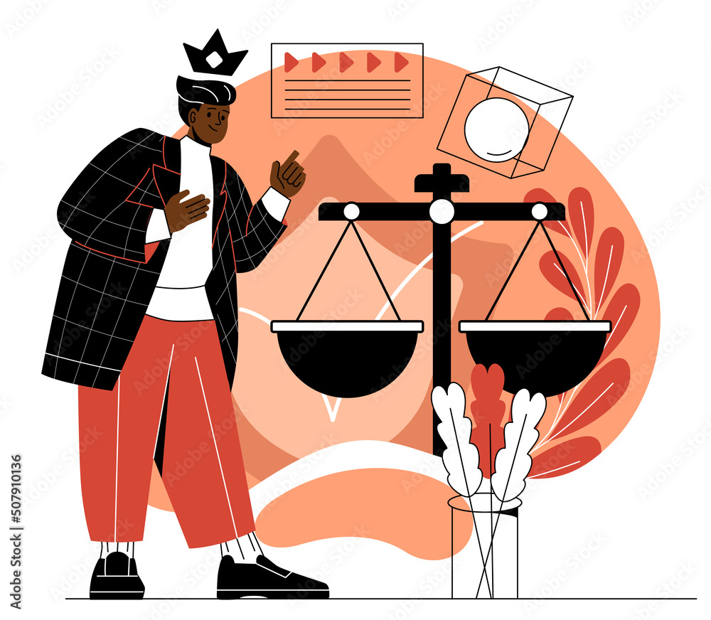 Moral principles of company. Male employee adheres to values of honesty ...