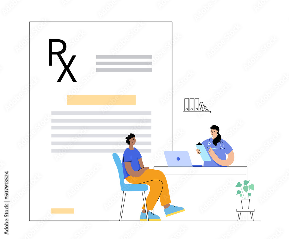 RX form template Stock Vector | Adobe Stock