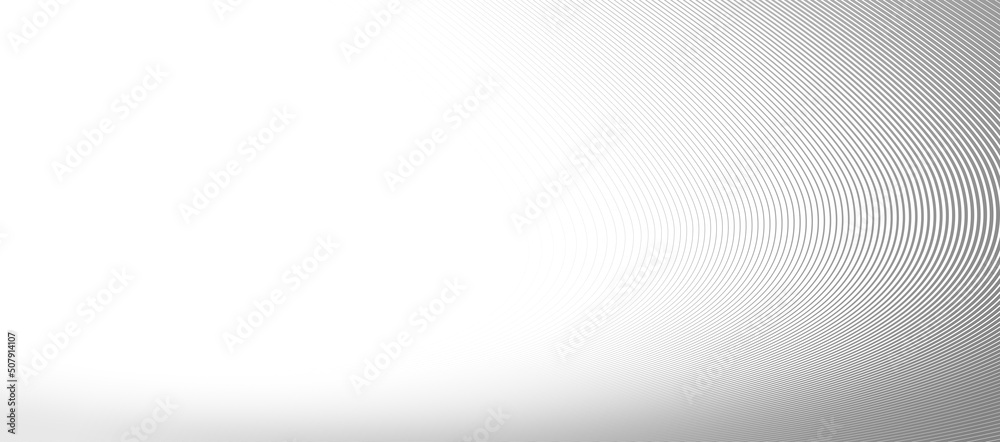 Linear abstract background, vector design 3D lines in perspective ...