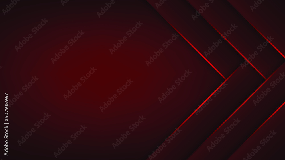 Red geometric background. Vector illustration. Stock Vector | Adobe Stock