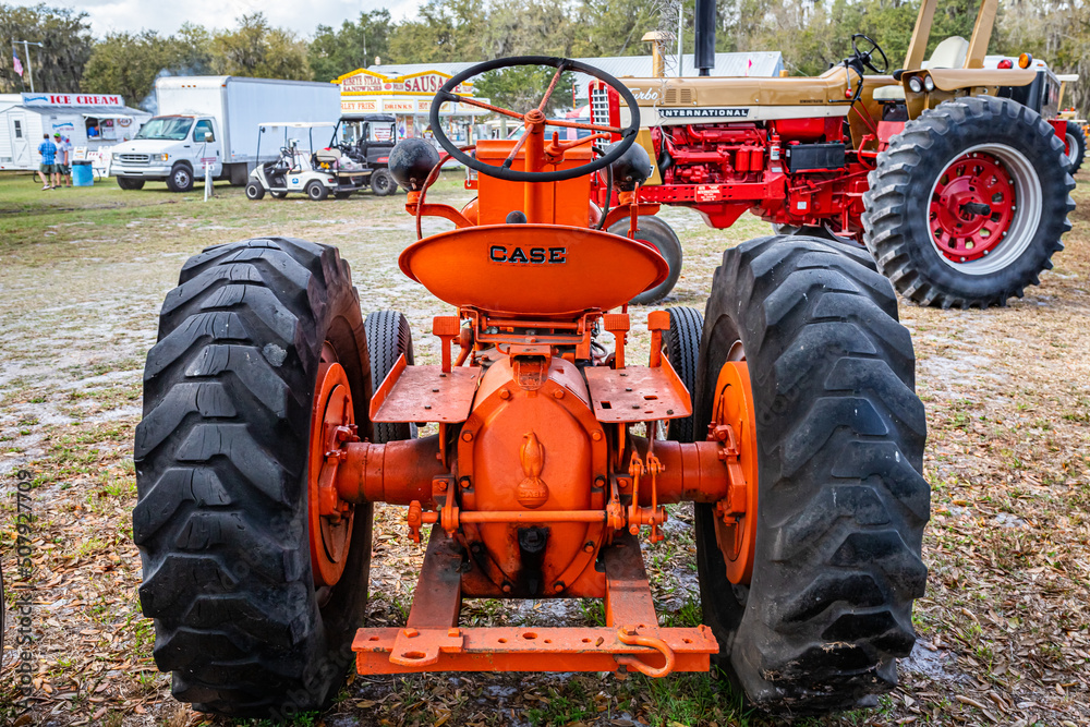 1953 J I Case Model D Farm Tractor Stock Photo | Adobe Stock