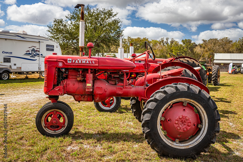 1939 International Harvester McCormick Farmall Model B Tractor Stock ...