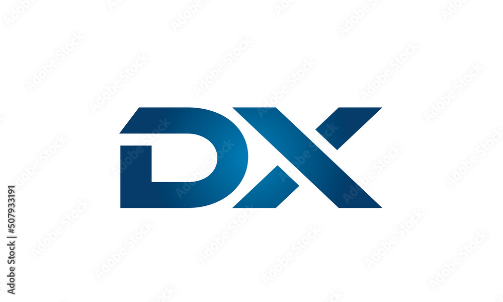 DX linked letters logo icon Stock Vector | Adobe Stock