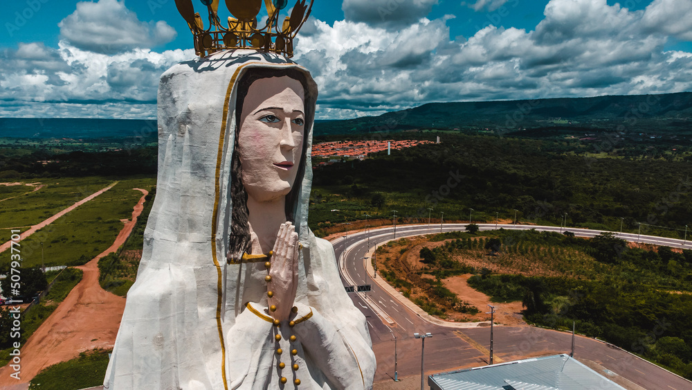 Crato Estátua Nossa Senhora de Fátima Religião Católica Turismo Cariri ...