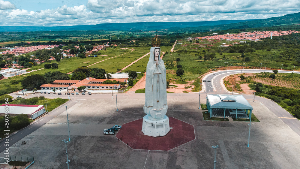 Crato Estátua Nossa Senhora de Fátima Religião Católica Turismo Cariri ...