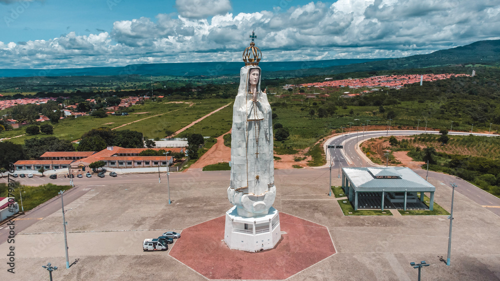 Foto de Crato Estátua Nossa Senhora de Fátima Religião Católica Turismo ...