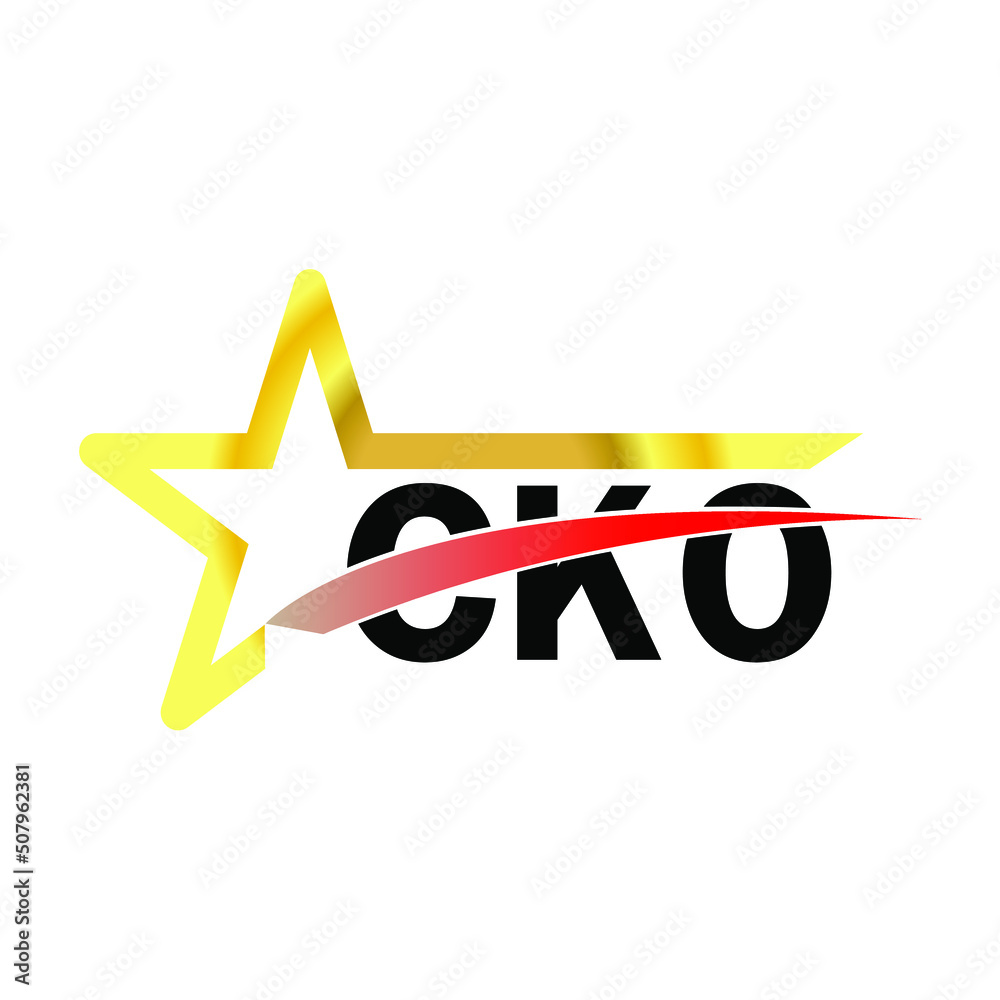 CKO letter logo design. CKO creative letter logo. simple and modern ...