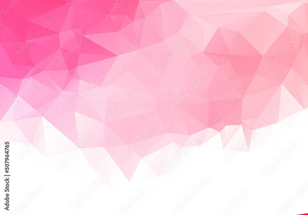 Abstract light pink low poly geometric background Stock Vector | Adobe ...