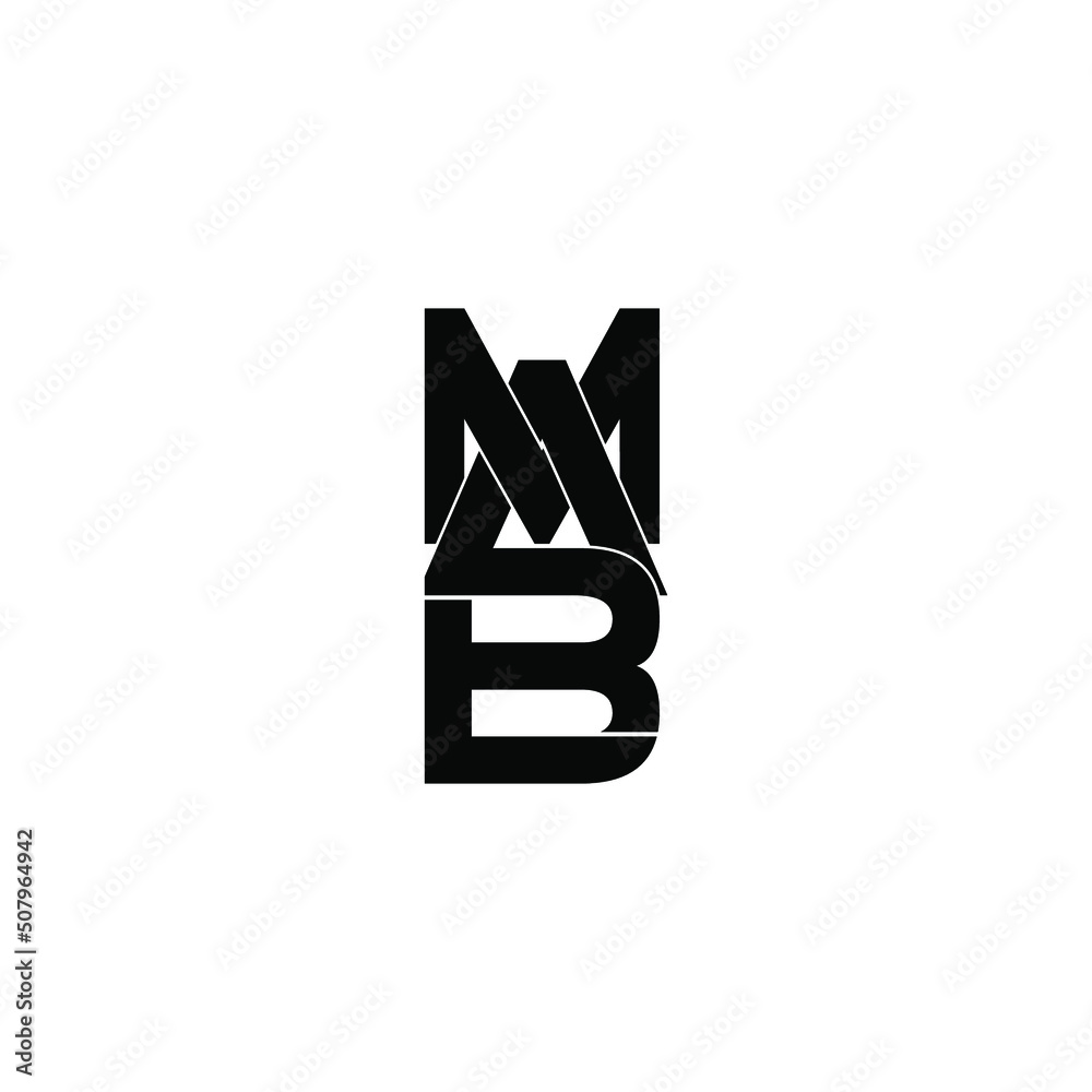 mab letter original monogram logo design Stock Vector | Adobe Stock