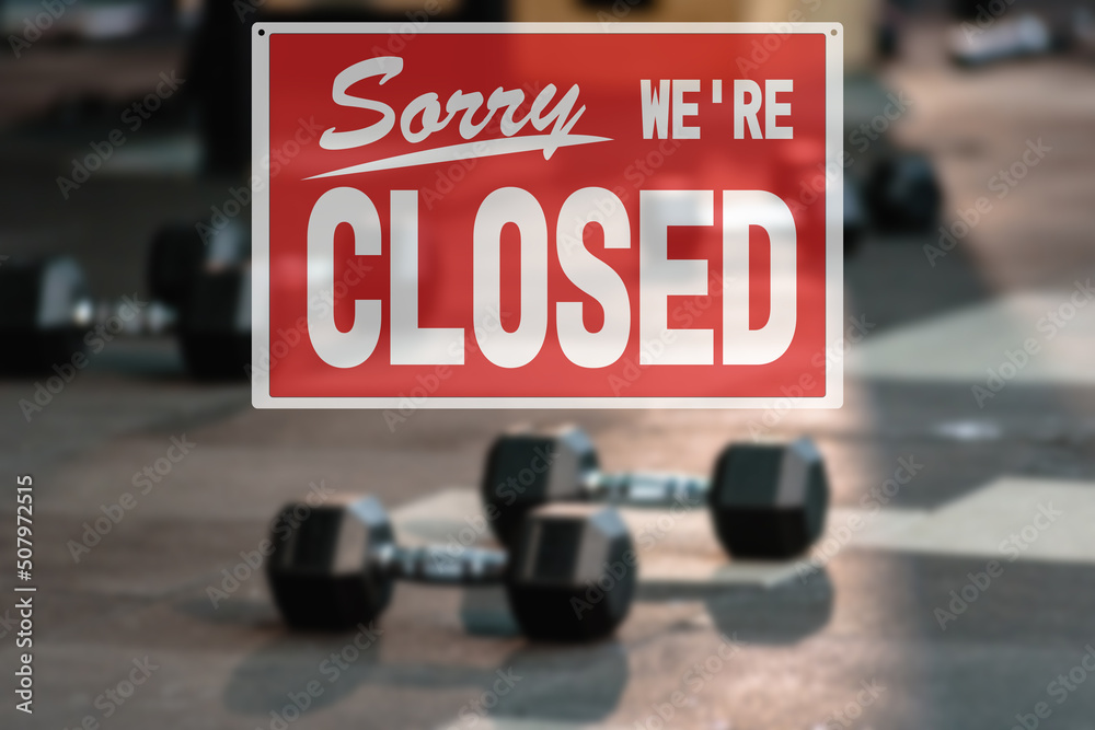 inscription sorry we are closed. the closure of the gym during the ...