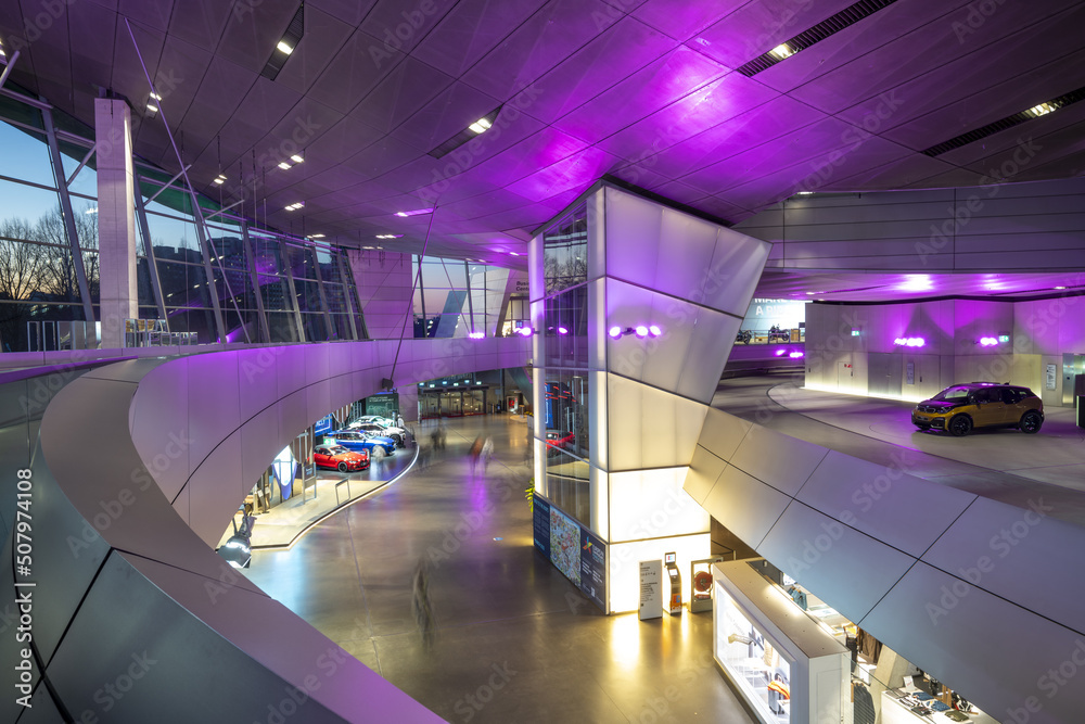 BMW Welt - a multifunctional exhibition center, which combines the ...
