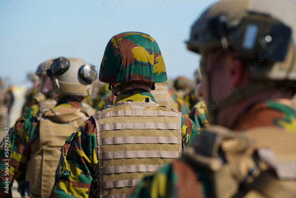 Fotografia do Stock: military. military in a military base on the ...