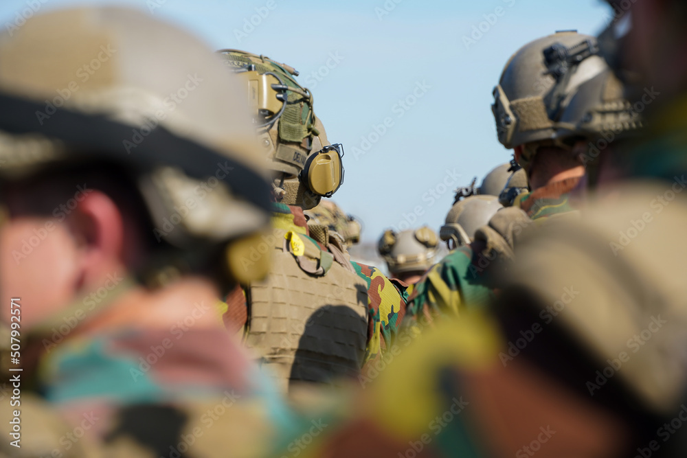 military. military in a military base on the eastern flank of Europe ...