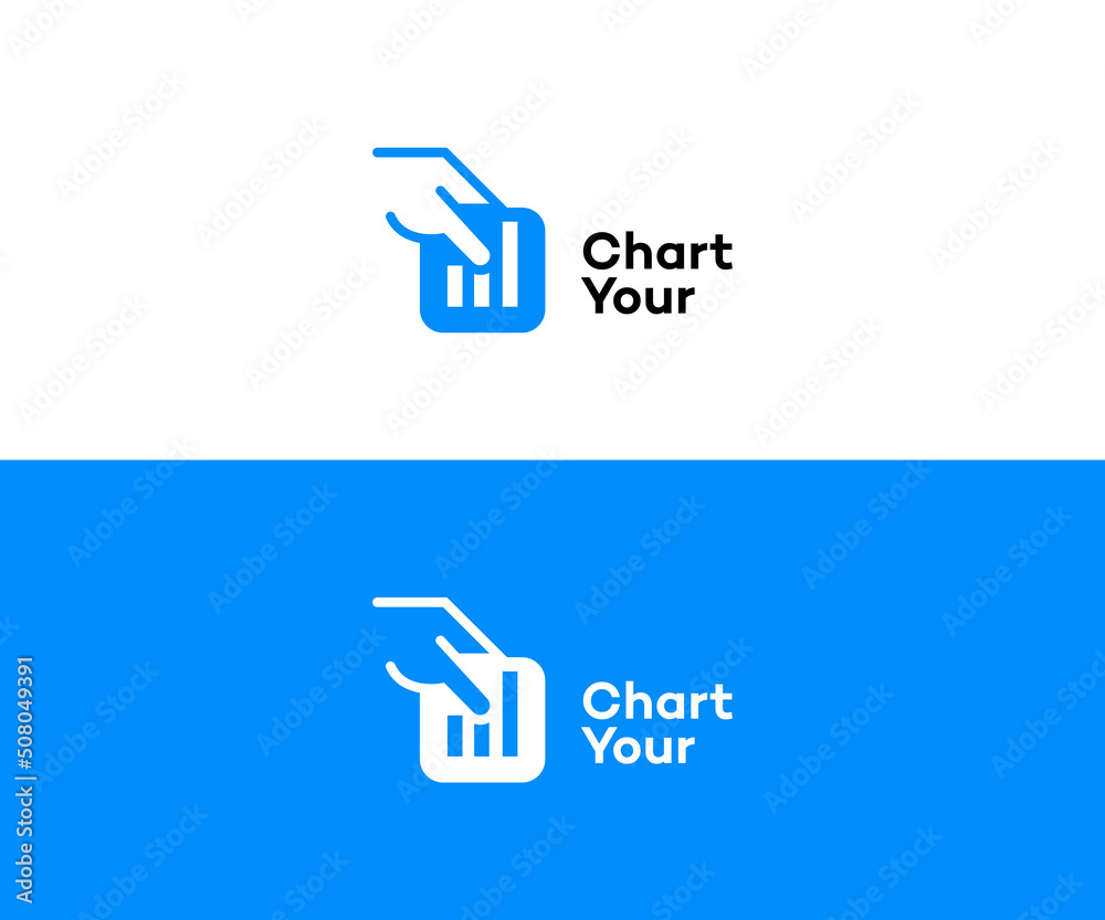 Chart Logo Design vector Template Stock Vector | Adobe Stock