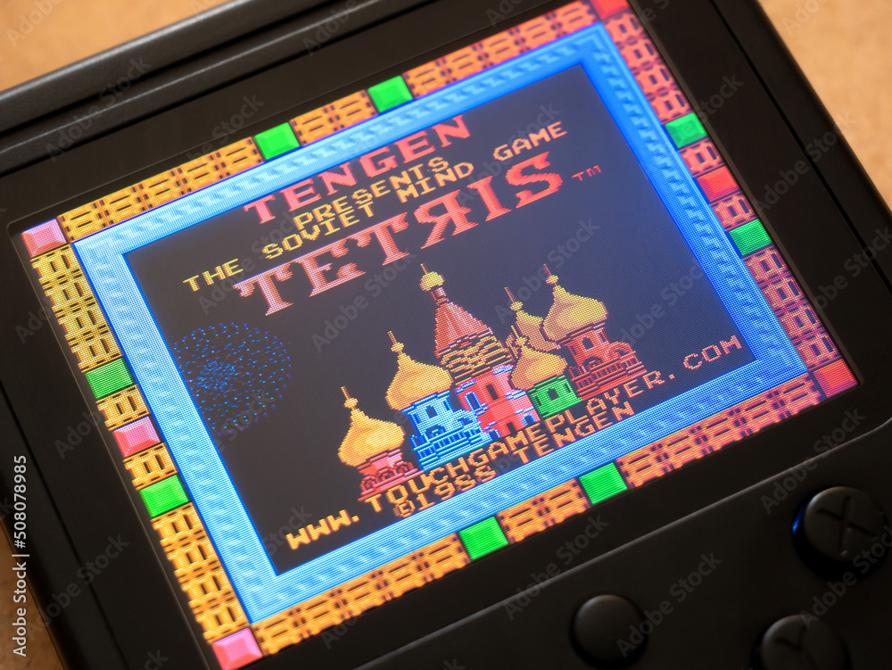Famicom Tengen Tetris 1988 original classic old retro vintage video ...