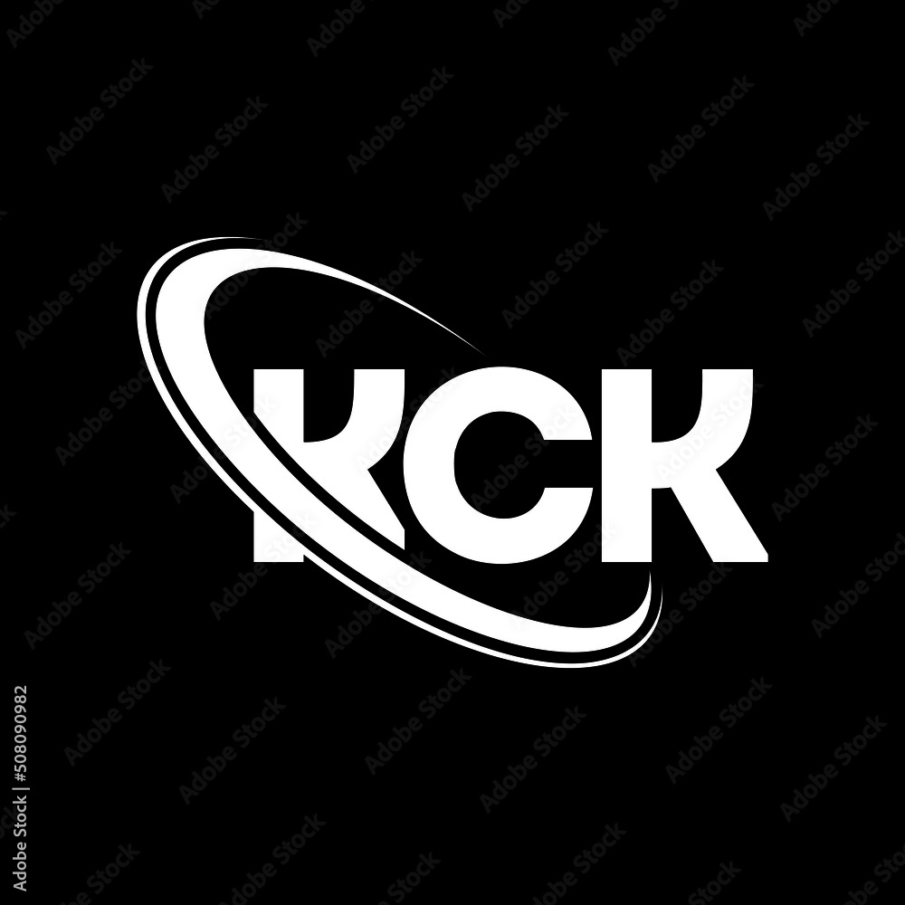 KCK logo. KCK letter. KCK letter logo design. Intitials KCK logo linked ...