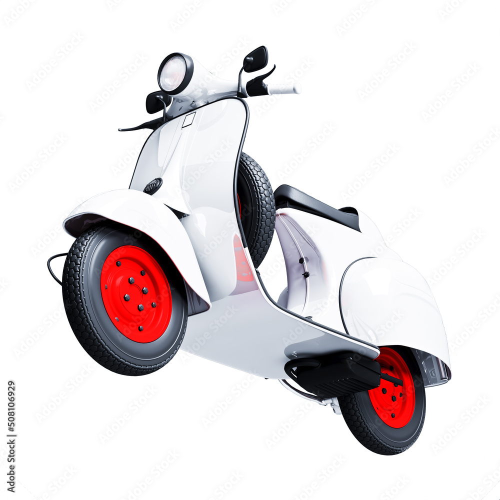 classic moped Stock Illustration | Adobe Stock