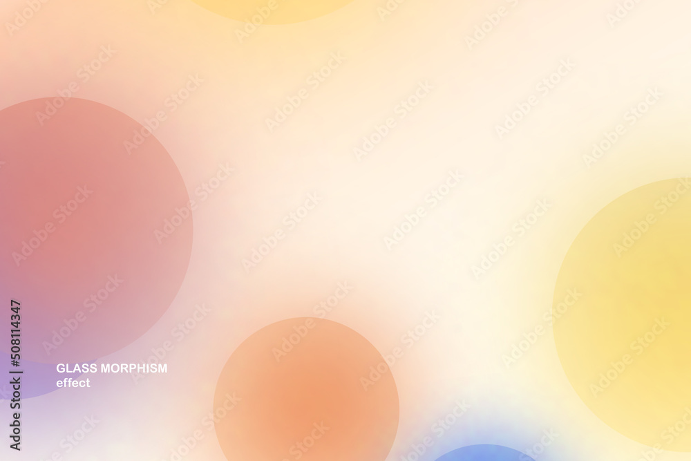 Modern background with glass morphism vector effect. Transparent glass ...