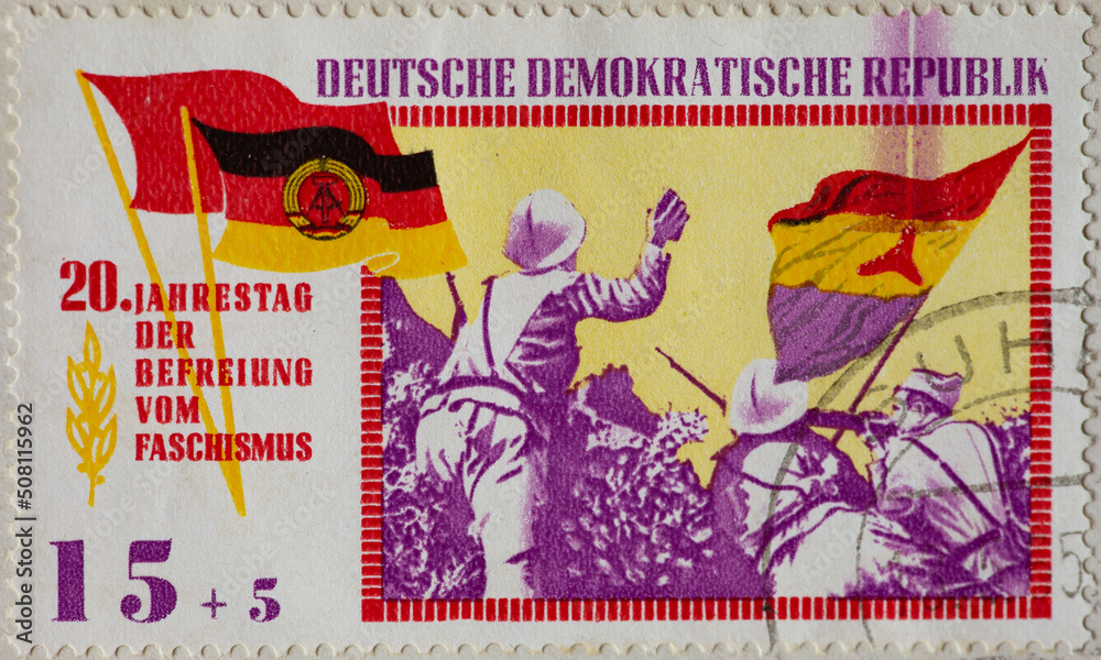 Poster GERMANY, DDR - CIRCA 1965: a postage stamp from GERMANY, DDR ...