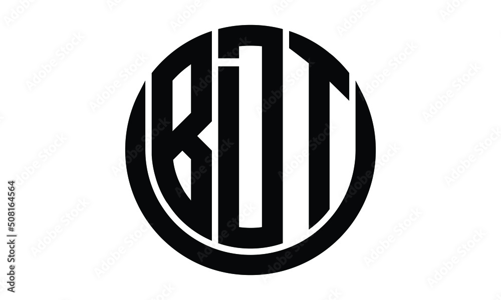 BDT shield with round shape logo design vector template | monogram logo ...