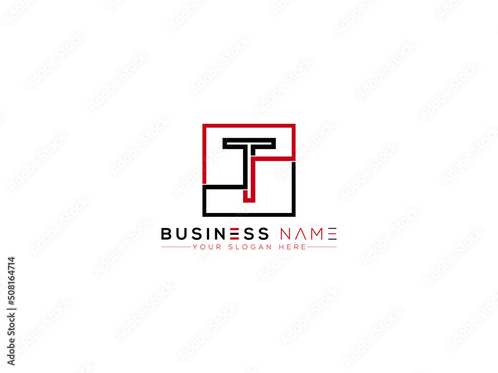 Letter T Logo Icon, square T tt Logo Letter Vector Image Design For ...