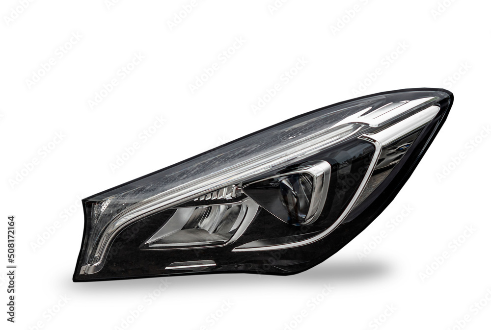 Car headlight system, led technology, new lighting technology with ...