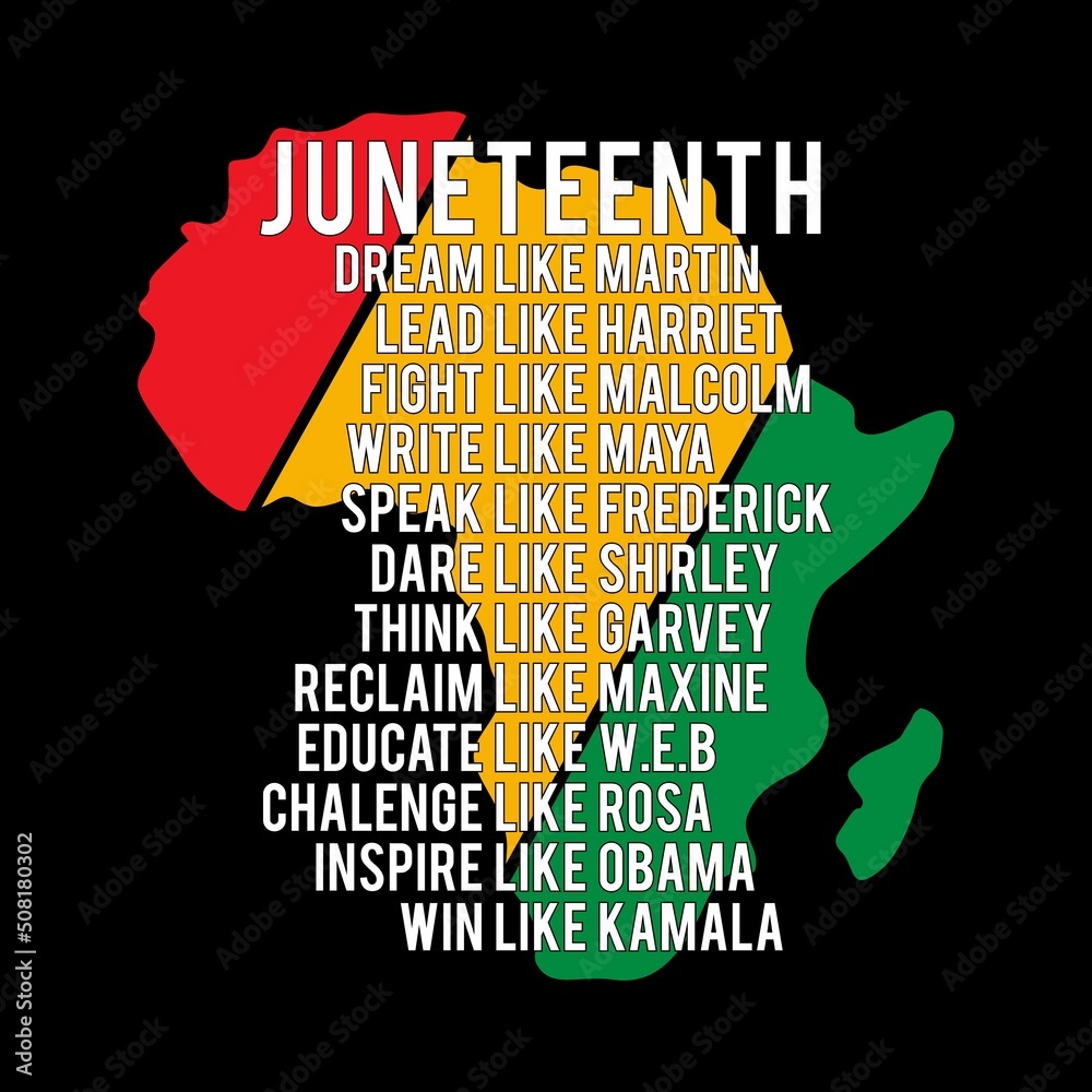 Juneteenth Dream - Juneteenth design background illustration Stock ...