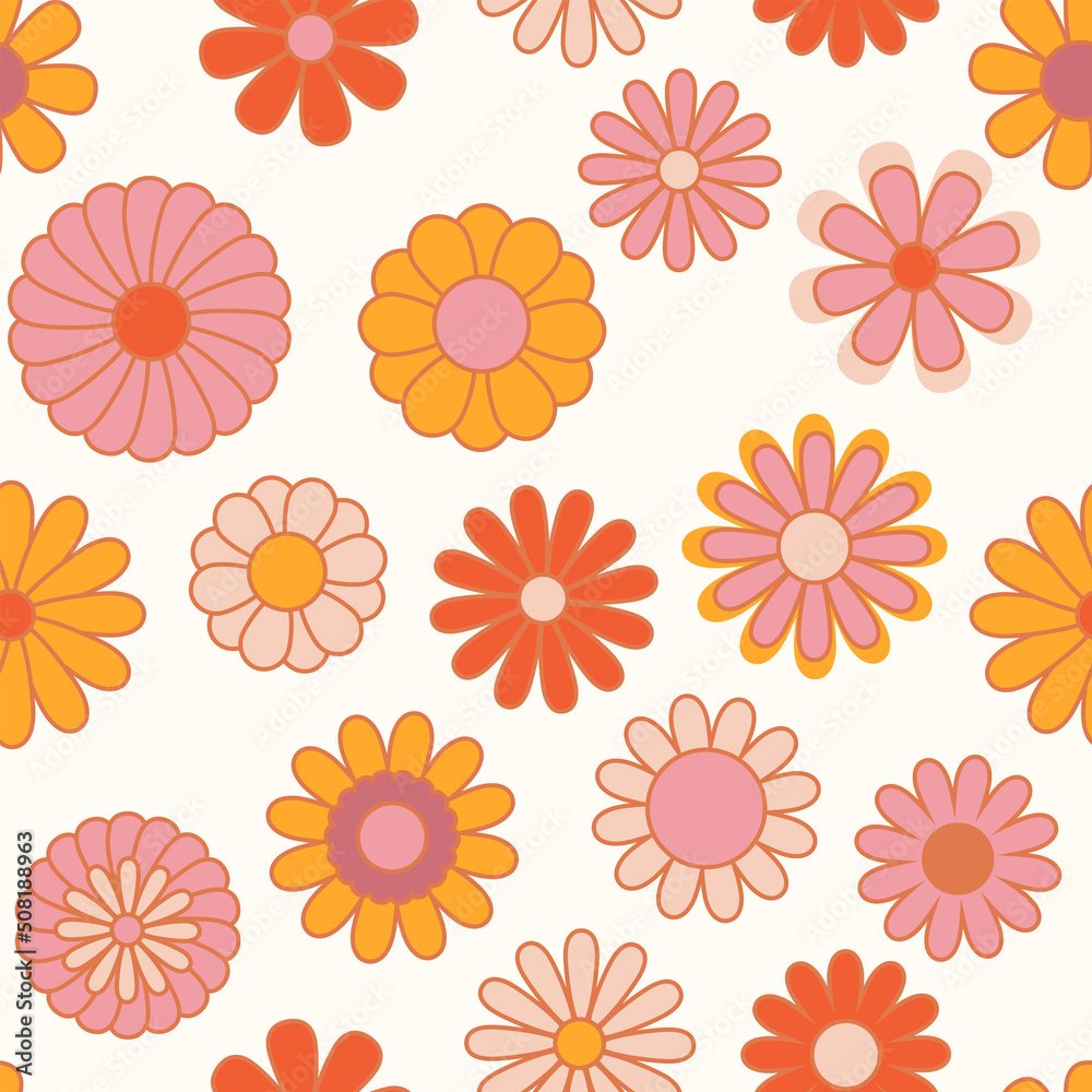 Hippie Flower Background