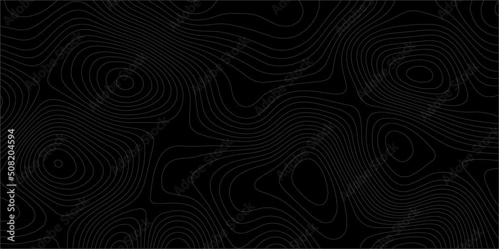Abstract background with topographic lines .Digital Contour curve dot ...