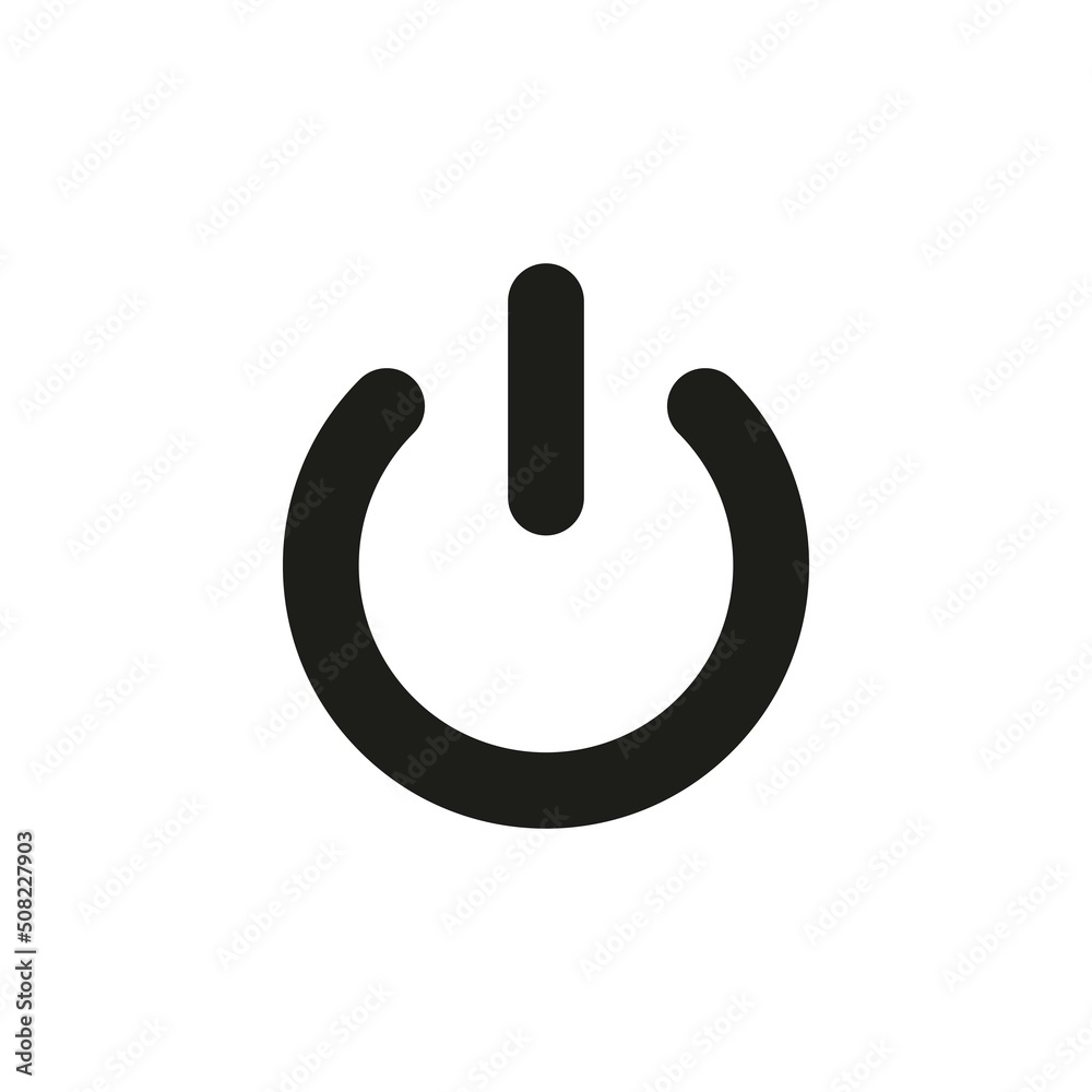 Off button line icon. Off Toggle Switch Buttons Modern Devices User ...